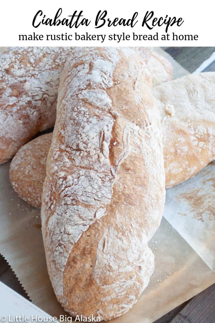 Make This Rustic Bakery Style Ciabatta Bread Recipe | Little House Big ...