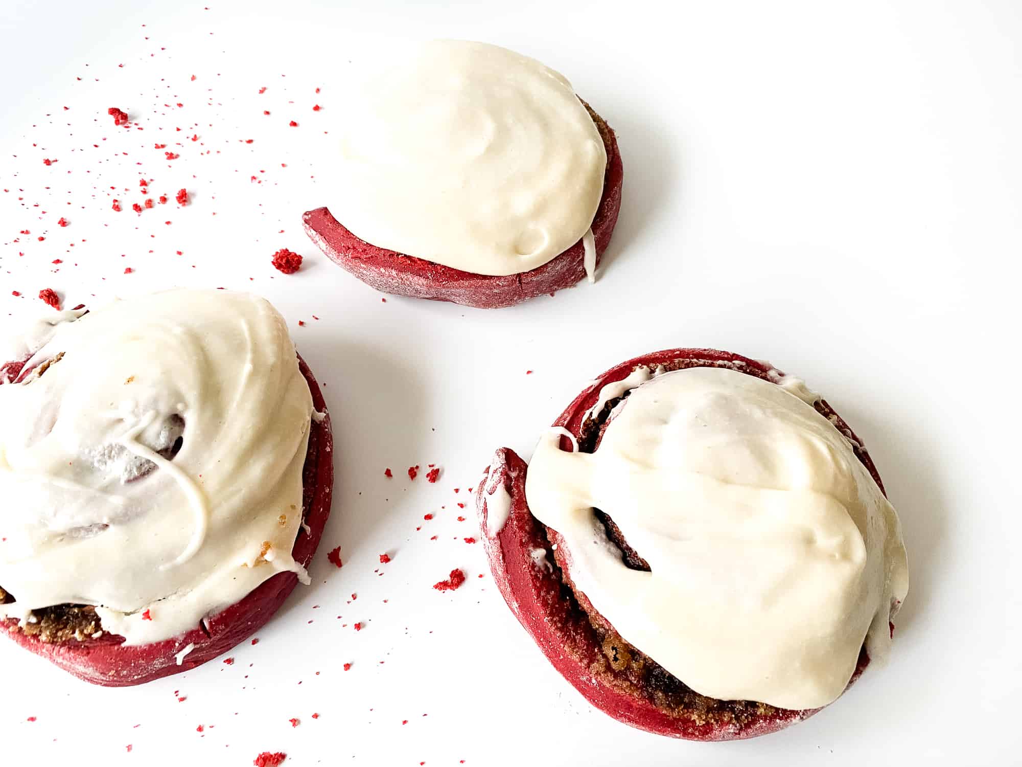 Red Velvet Cinnamon Rolls | Little House Big Alaska