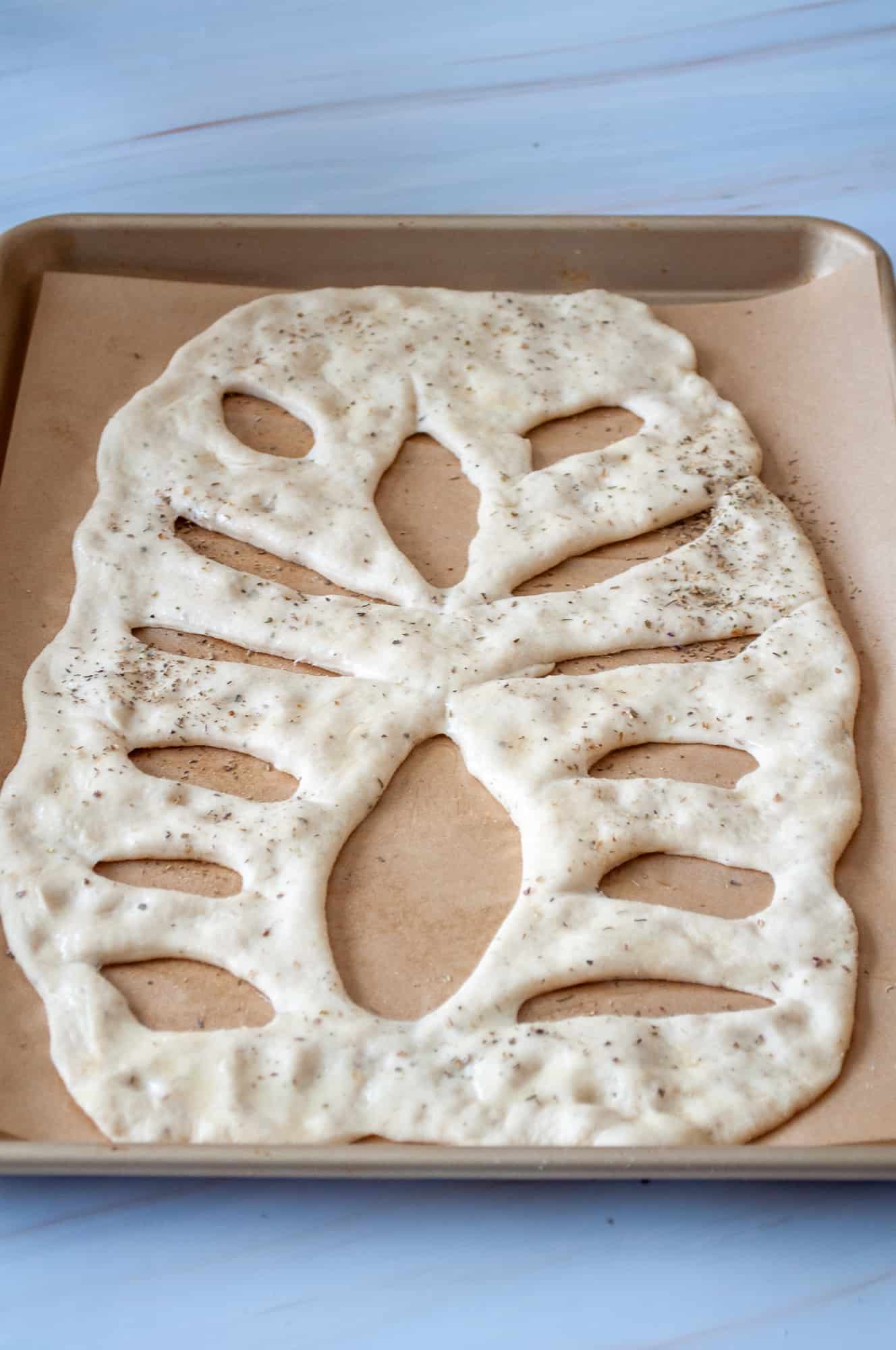 Rustic Fougasse Bread Recipe | Little House Big Alaska