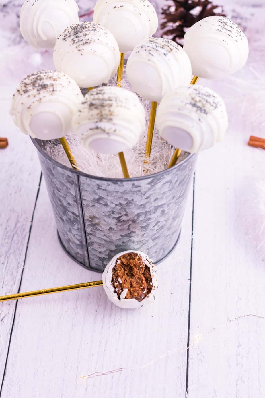 Easy Gingerbread Cake Pops | Little House Big Alaska