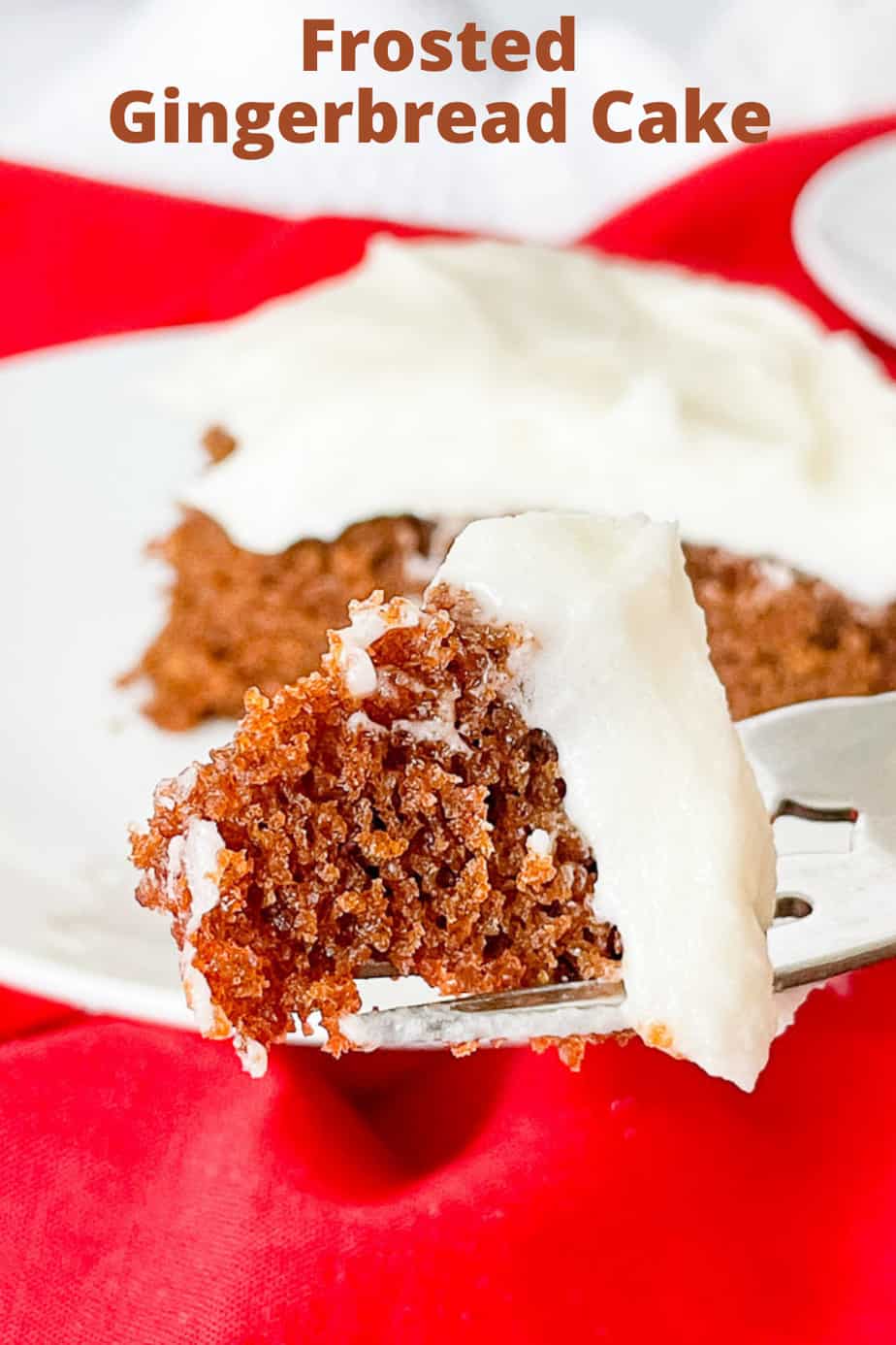 Sweet and Simple Frosted Gingerbread Cake | Little House Big Alaska