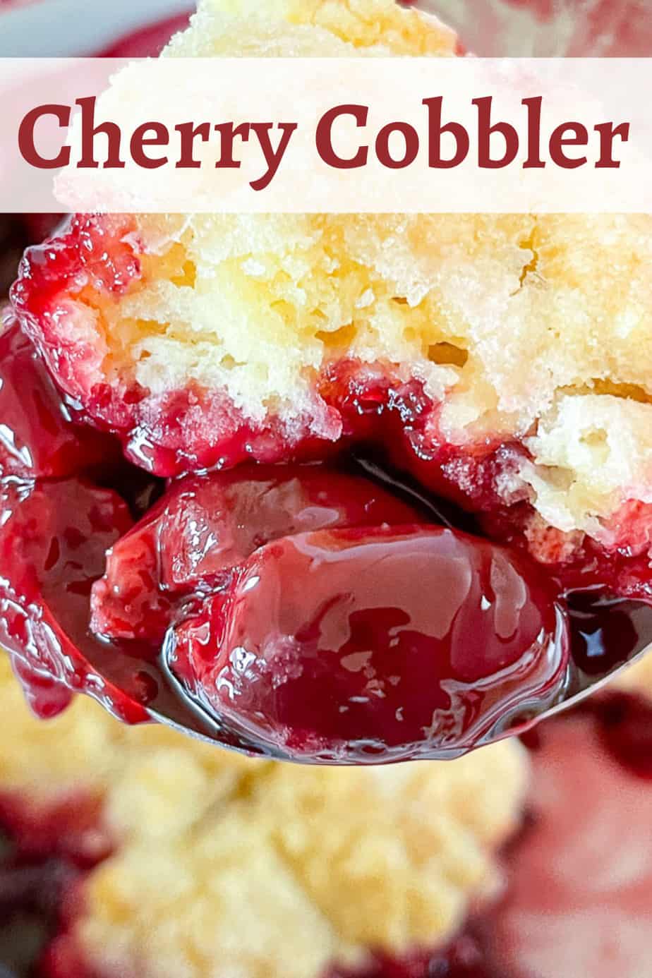 Sweet Cherry Cobbler | Little House Big Alaska