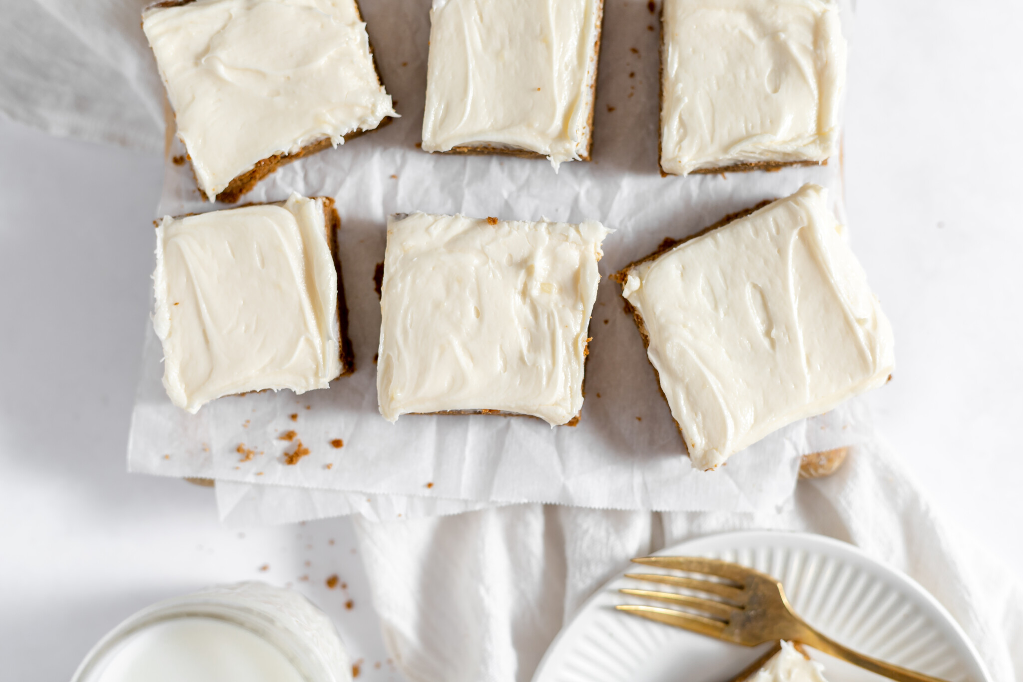 Easy Gingerbread Cookie Bars | Little House Big Alaska