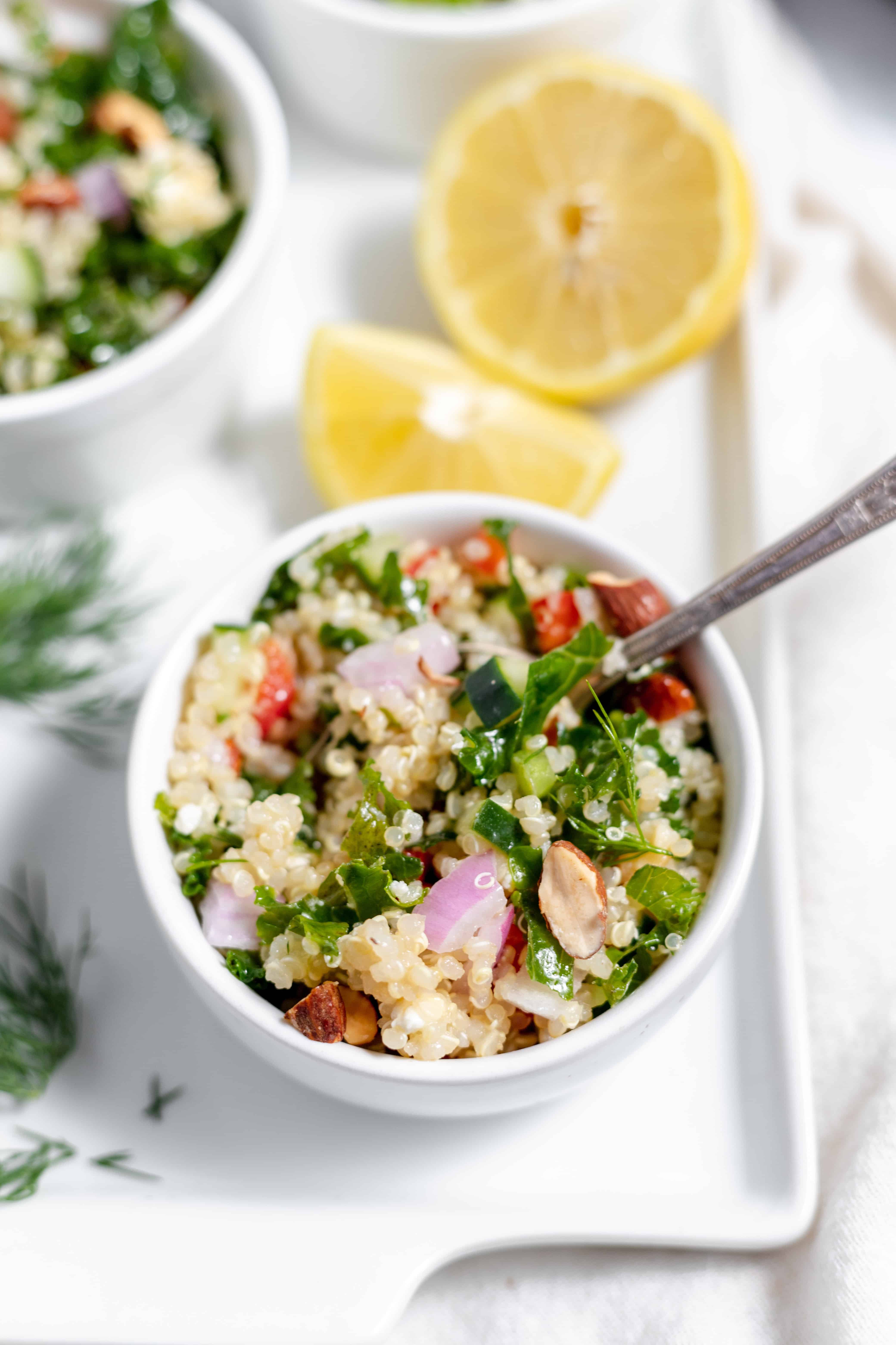 Kale Quinoa Salad | Little House Big Alaska