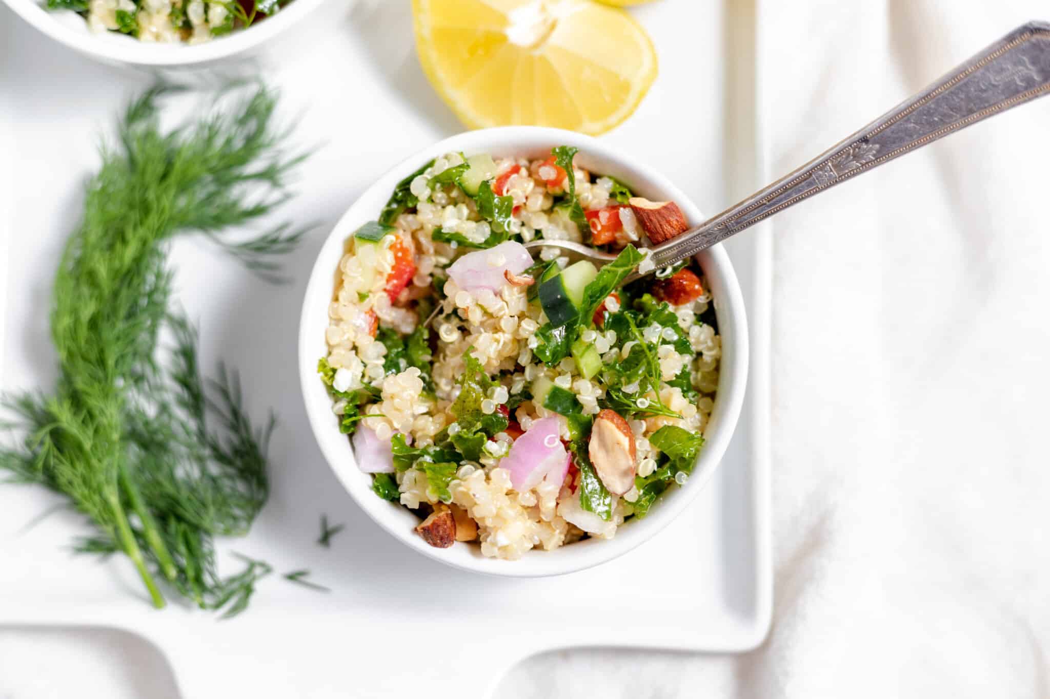 Kale Quinoa Salad | Little House Big Alaska