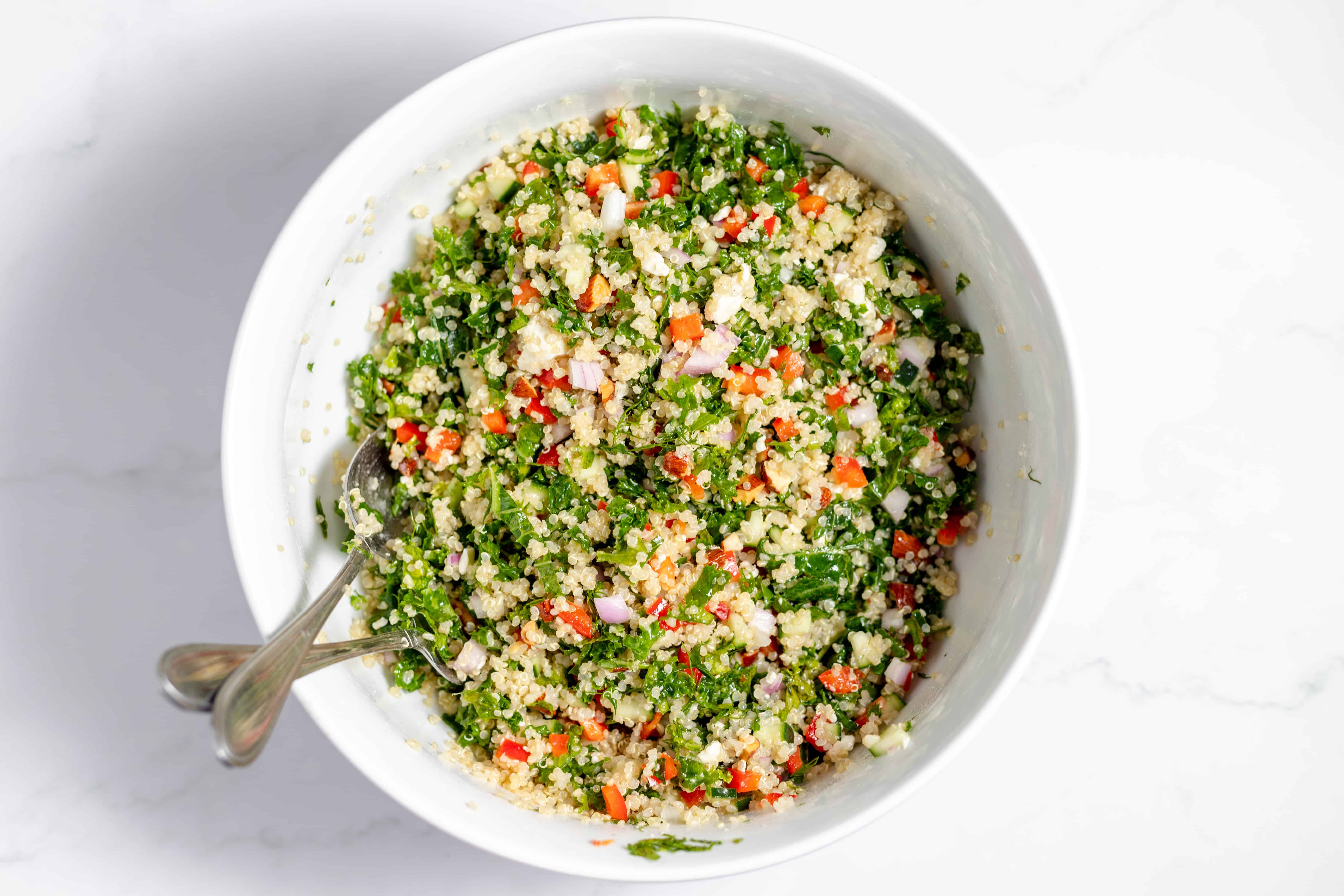 Kale Quinoa Salad | Little House Big Alaska
