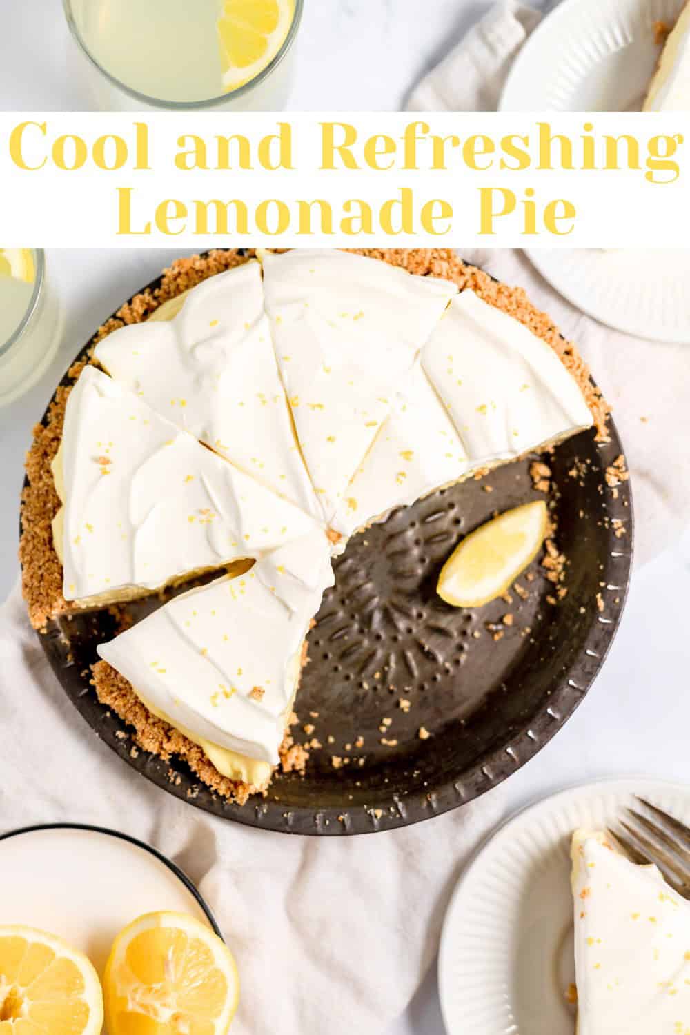 Cool and Creamy Lemonade Pie | Little House Big Alaska