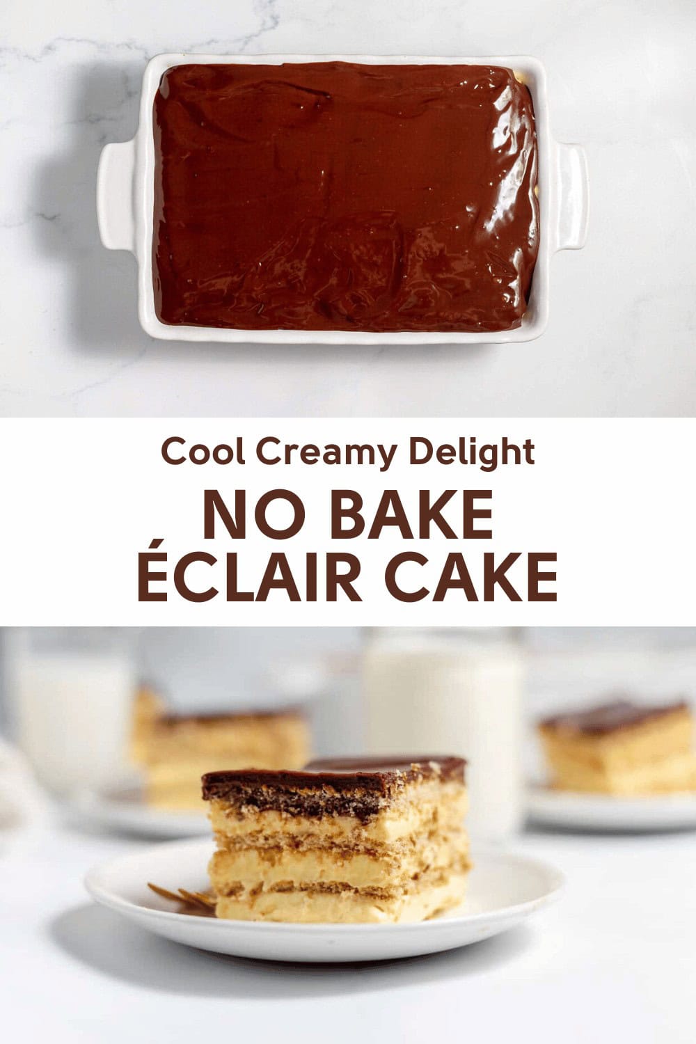 No Bake Éclair Cake | Little House Big Alaska
