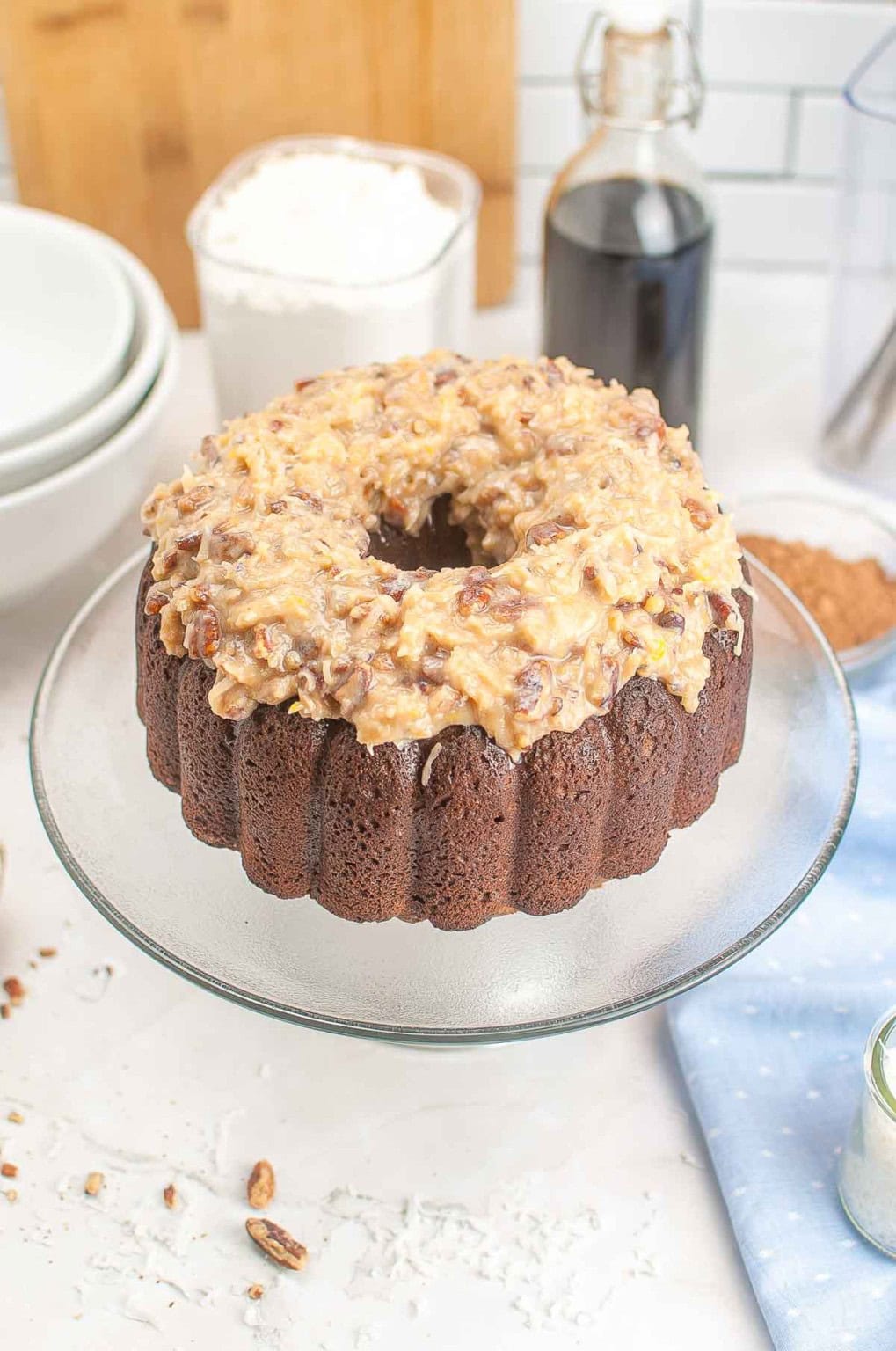 German Chocolate Bundt Cake | Little House Big Alaska